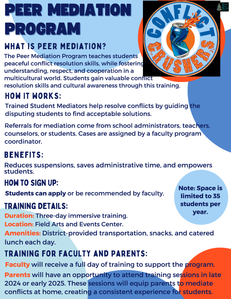 Conflict Crushers-Peer Mediation Program-Stevens Middle School